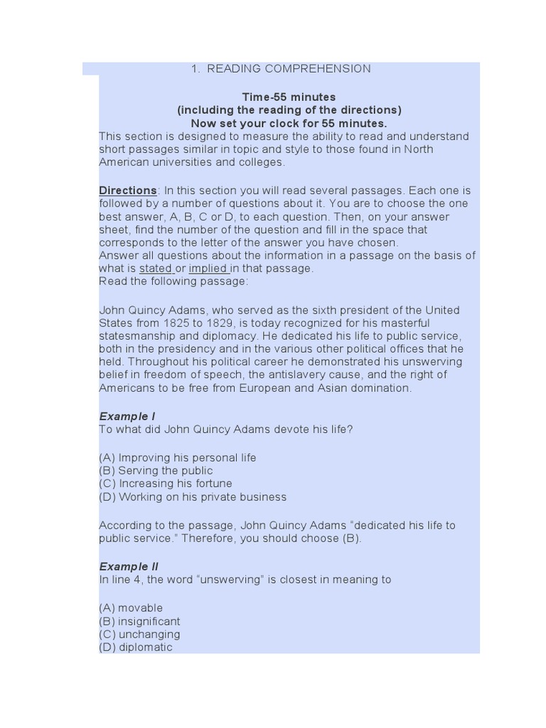 Reading Comprehension | PDF | Divorce