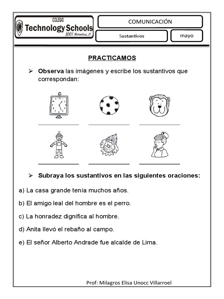 Sustantivos 1 | PDF