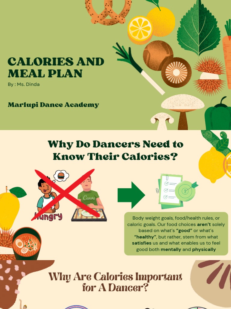 Calories and Meal Plan For Ballerina | PDF | Calorie | Health Sciences