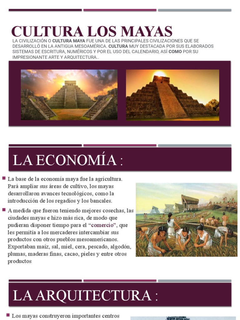 Cultura y Logros de los Mayas | PDF