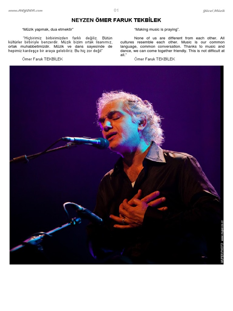 Omer Faruk Tekbilek Ney Zen | PDF