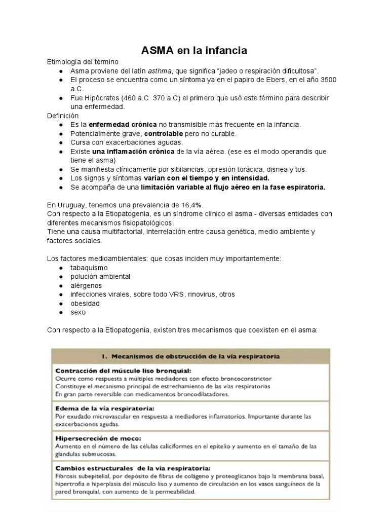Asma 1 | Descargar gratis PDF | Asma | Diagnostico medico