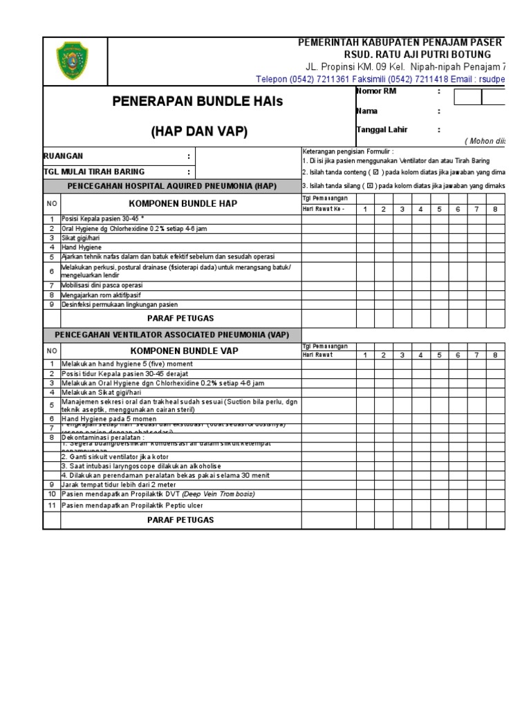 Ppi - Daftar Periksa Bundle Hais - Hap Vap | PDF