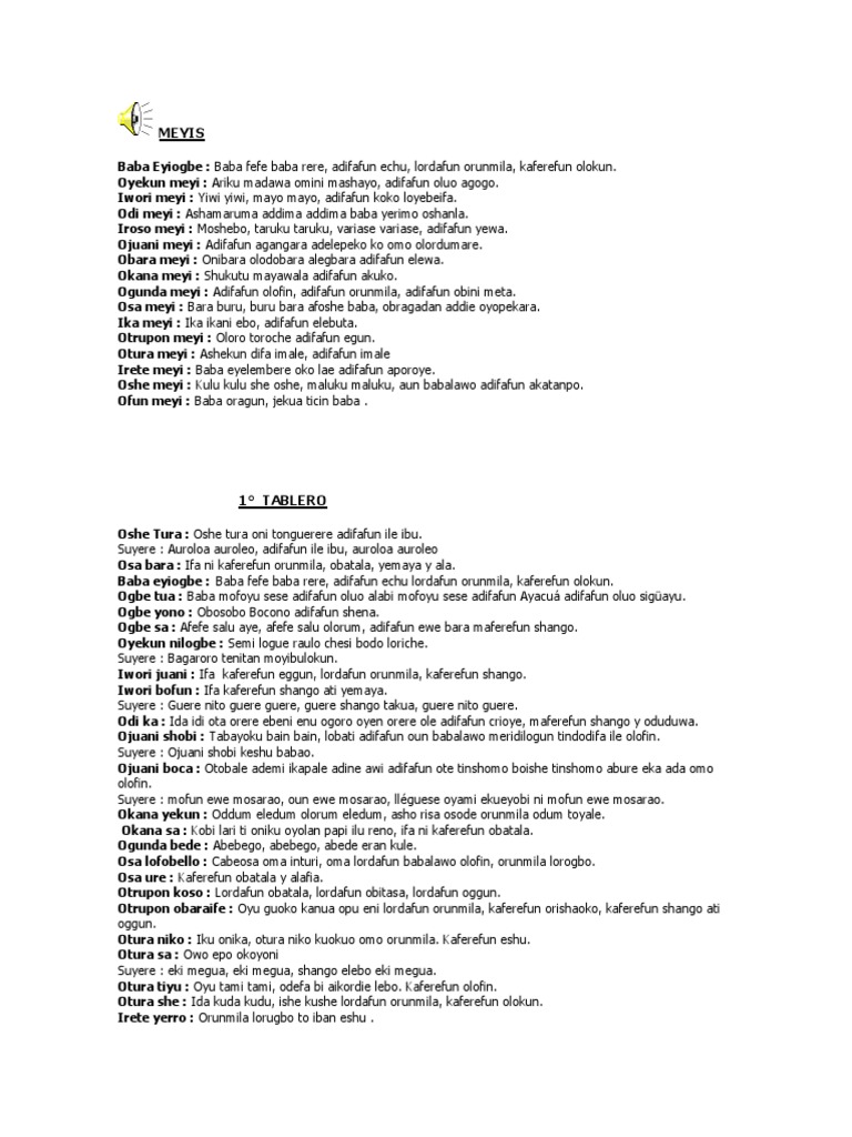 Libreta Ifa | PDF | Santería