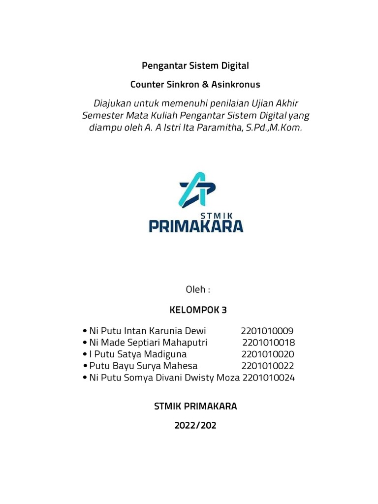 Counter Sinkron Dan Asinkronus | PDF | Home & Garden