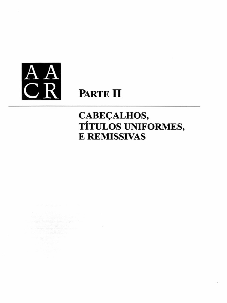 AACR Volume 2 | PDF | Escrita | Palavra
