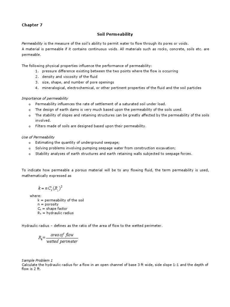 Chapter 6 | PDF | Permeability (Earth Sciences) | Porosity