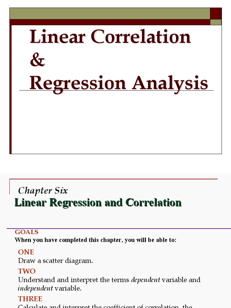 Correlation & Regression | PDF | Regression Analysis | Errors And Residuals