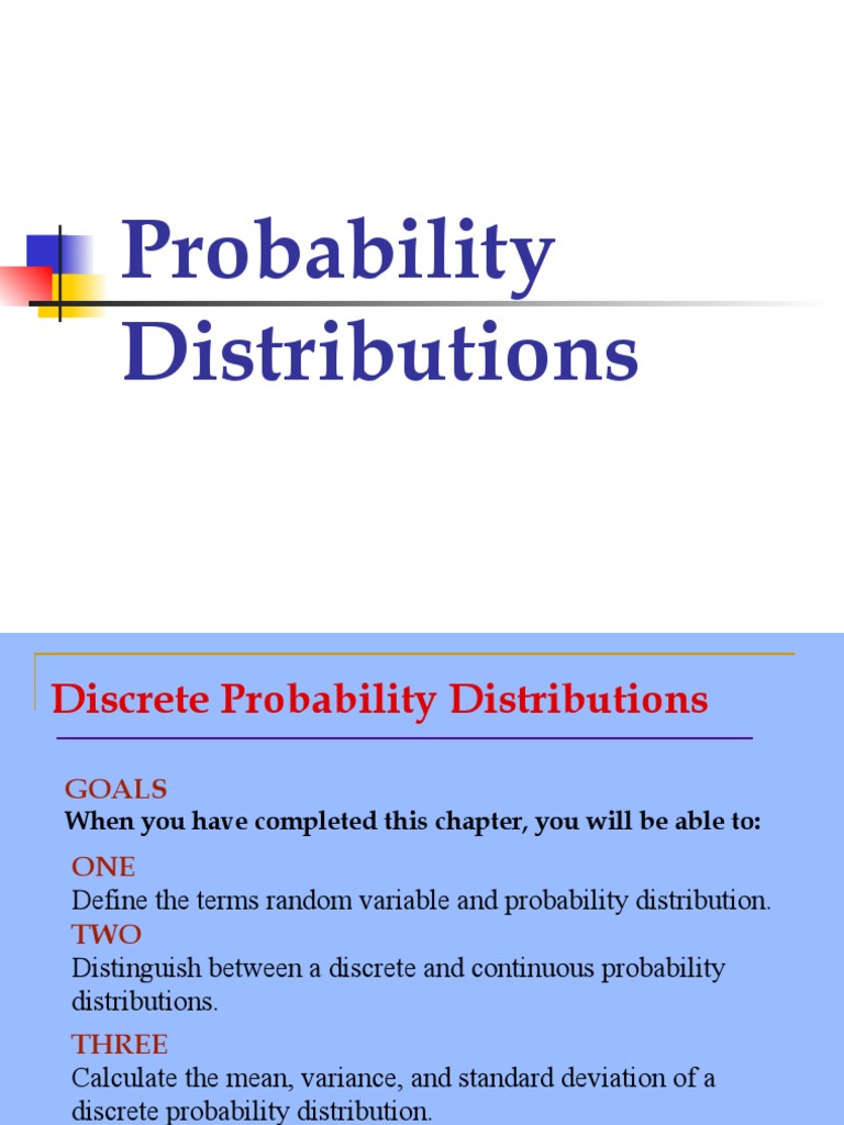 Probability Distributions | PDF | Probability Distribution | Normal ...