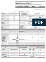CSC Form 212 (Revised 2017) Personal Data Sheet | PDF | Crime ...