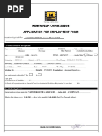 Application For Employment Form: Public Service Commission | PDF ...