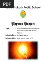 How To Write Physics Practical FIle | PDF | Experiment | Optics