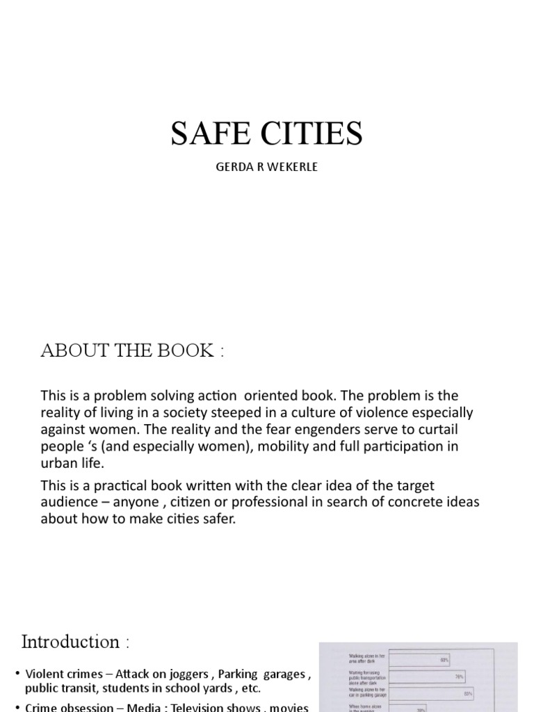 Safe Cities | PDF | Safety | City