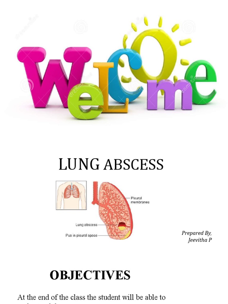Lung Abscess Pdf Lung Pneumonia