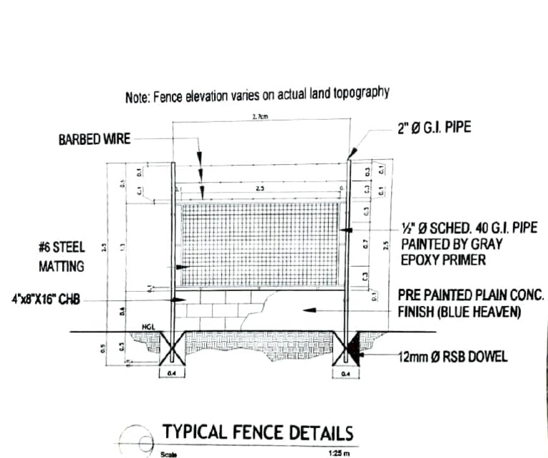 Fence Details | PDF