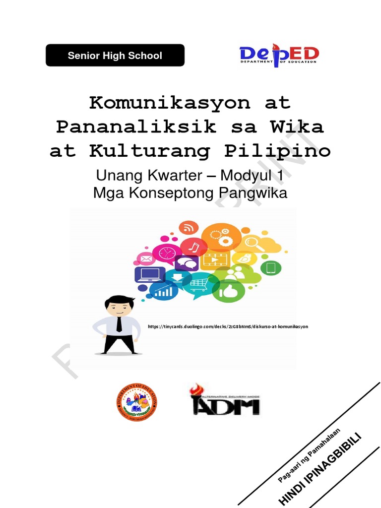 Komunikasyonatpananaliksik g11 q1 Mod1 v5 | PDF