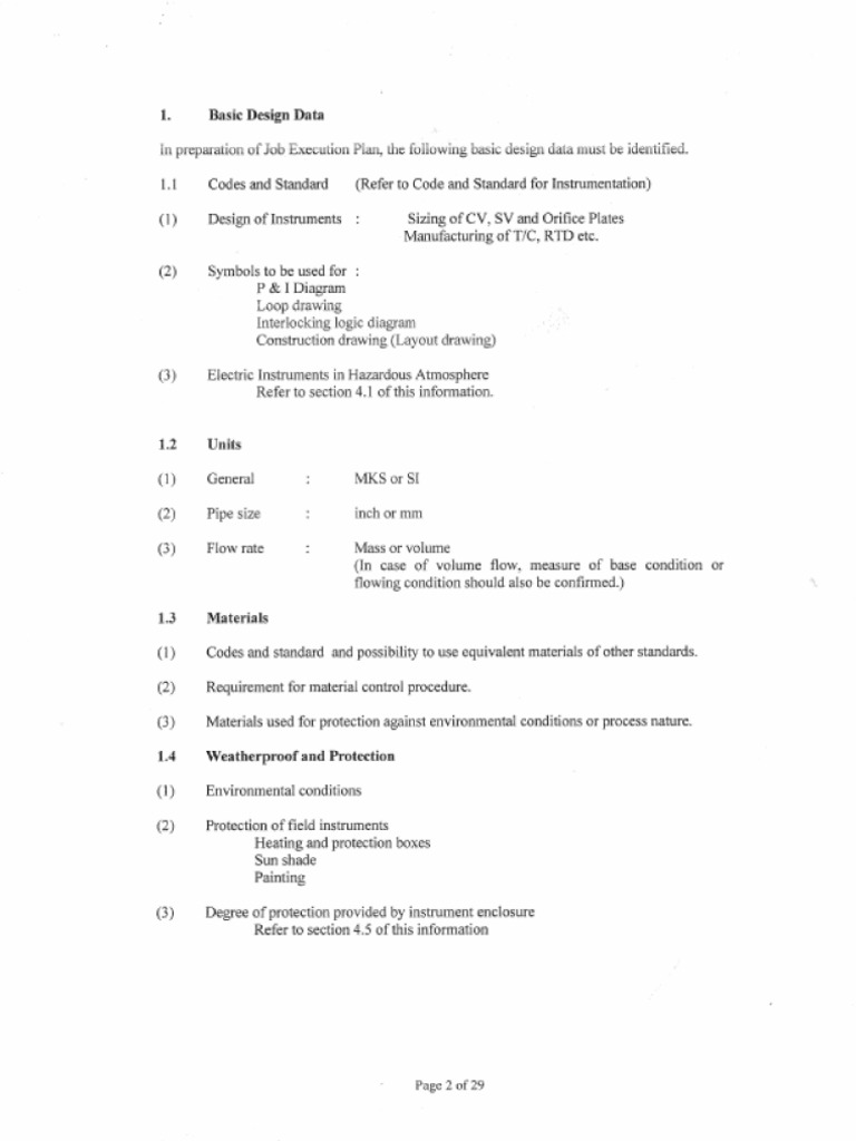 Instrumentation Design Basics | PDF | Power Supply | Valve