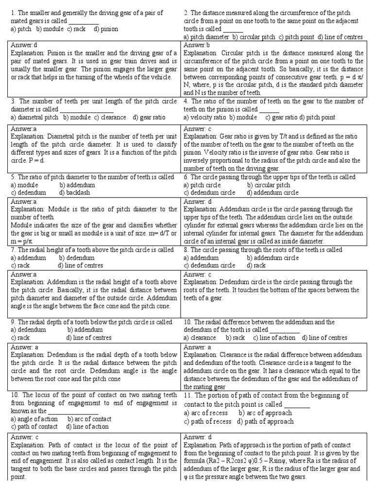 Gear | PDF | Gear | Helix