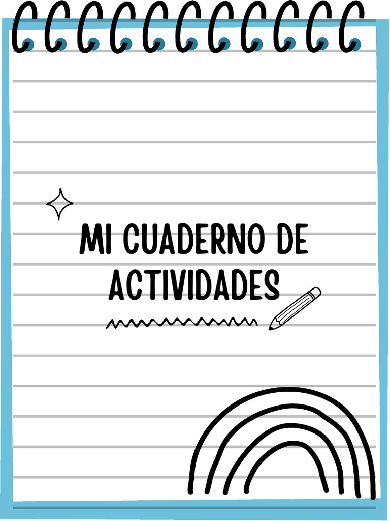 Portada de Cuaderno Actividades Infantil Verde | PDF | Las emociones