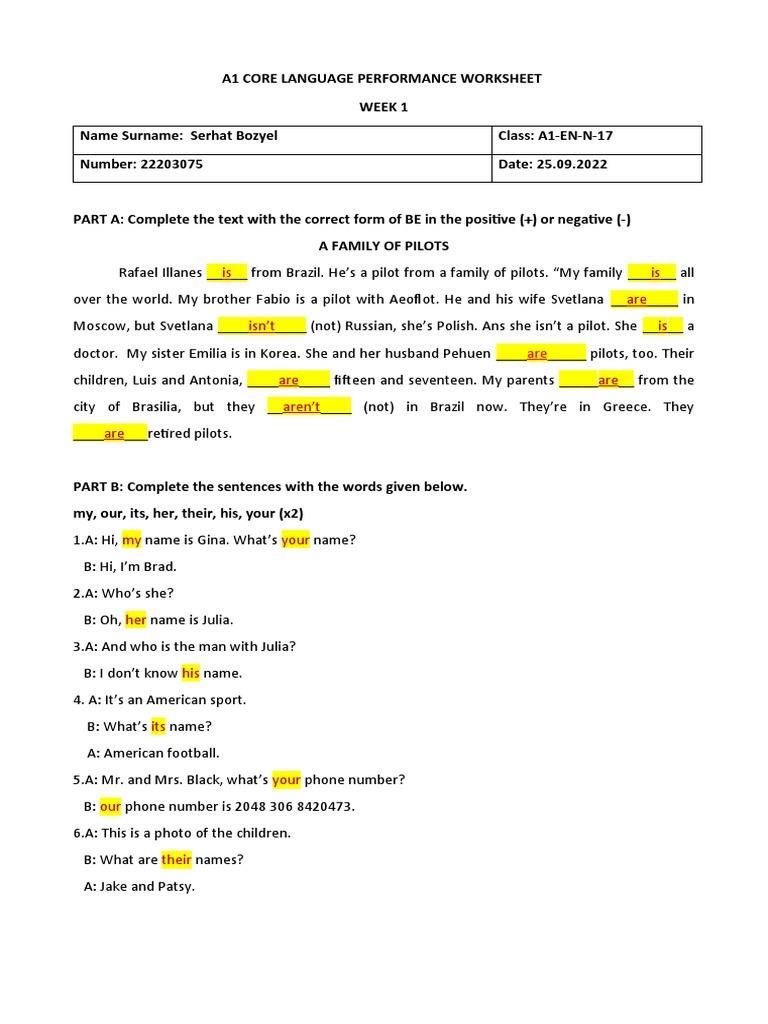 A1 Core L.-Week 1 | PDF | Language Families | Linguistic Morphology