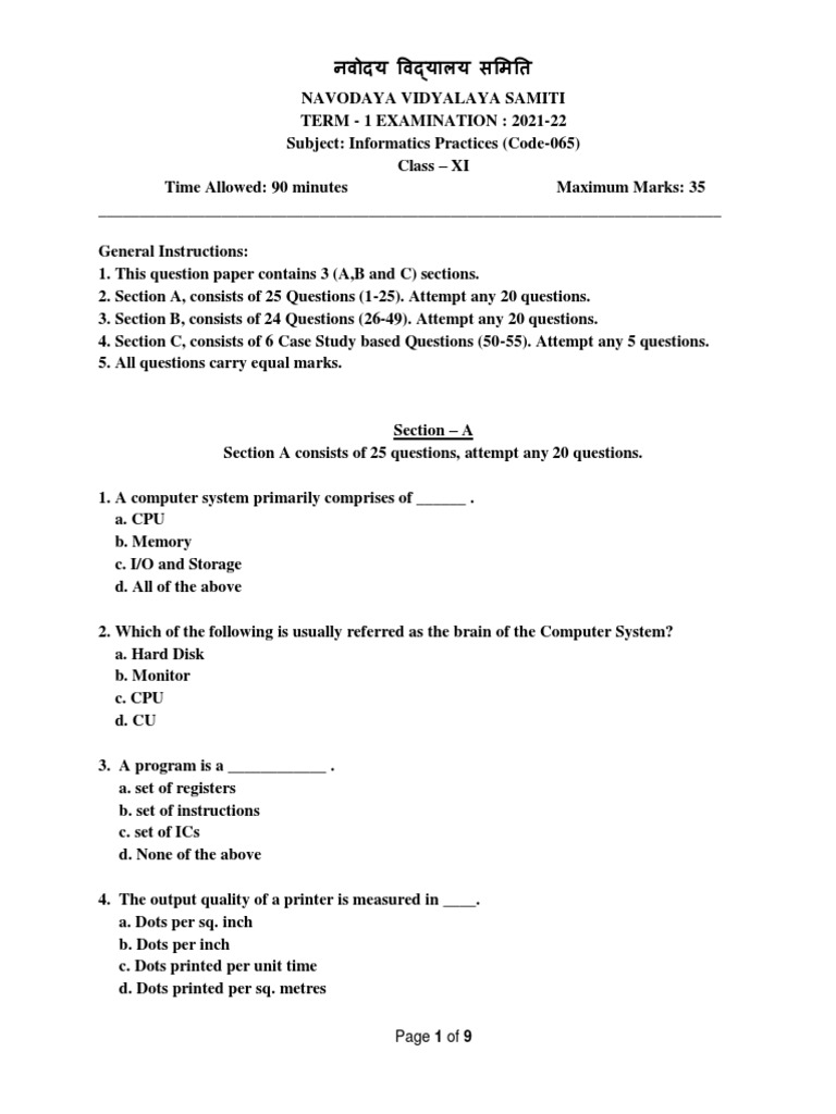 11 Ip Term 1 Qp Download Free Pdf Computer Data Storage Python Programming Language