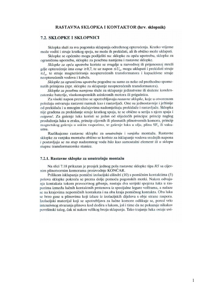 Sklopke I Pogoni | PDF