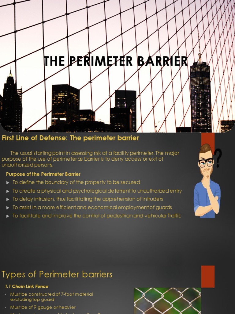 The Perimeter Barrier | PDF | Wall | Wire