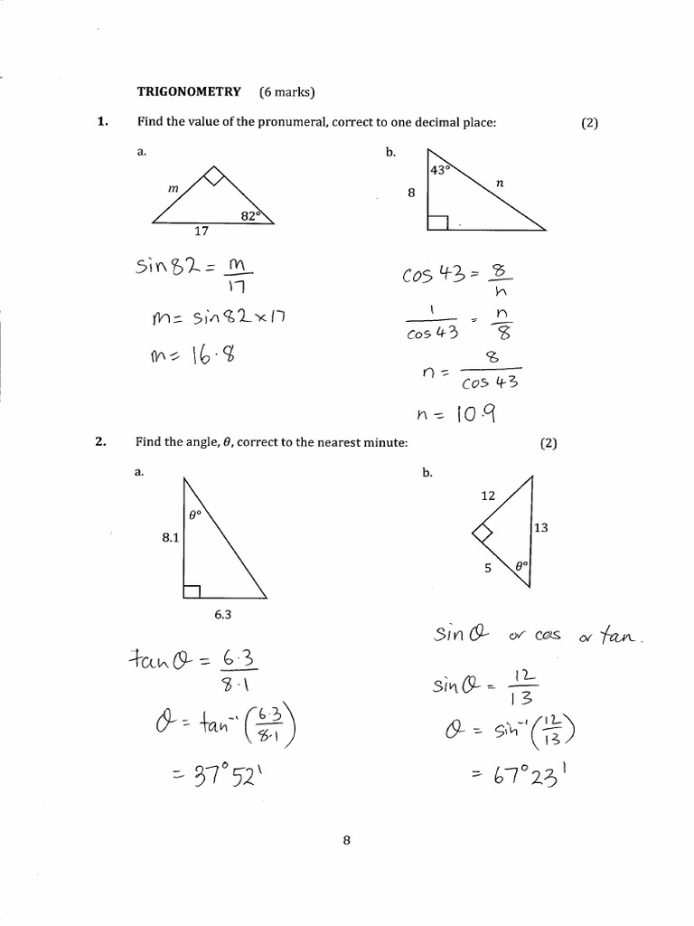 Trig Past Paper | PDF