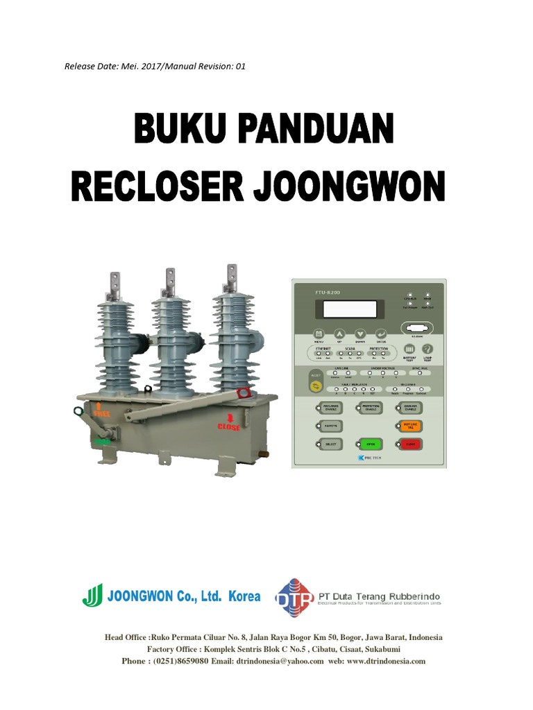 Buku Panduan Recloser Rev 01 | PDF