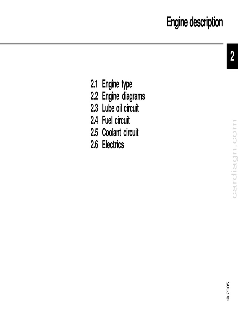 Deutz Engine TCD 2013 L04-06 4V Instruction Manual - Engine Description ...