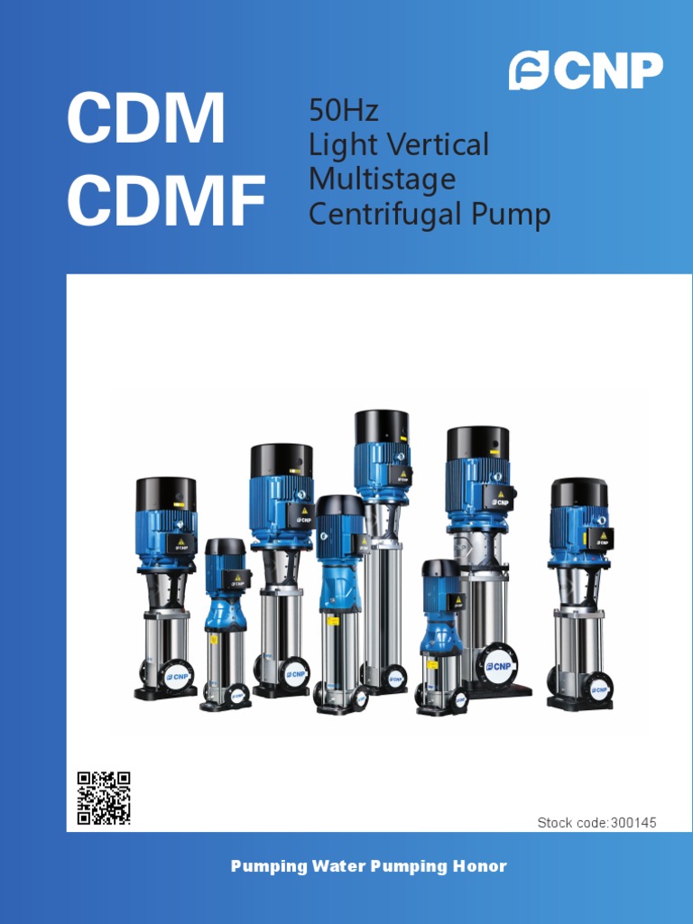 Specifications and Performance Details of CNP CDM and CDMF Light ...