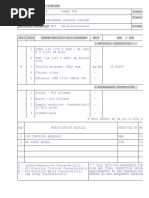 Tool Life Monitoring Sheet: Machine No. No. of Cutting Edge Insert Name ...