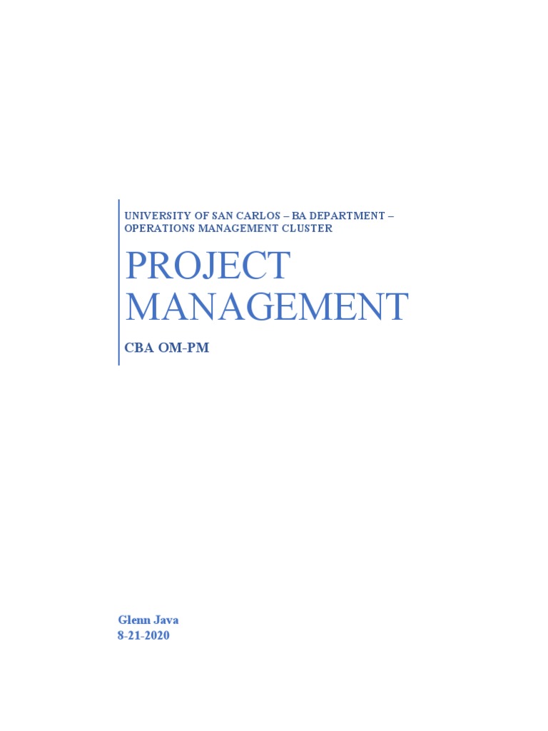 Cba Om-Pm Prepared Lecture Reference | PDF | Variance | Normal Distribution