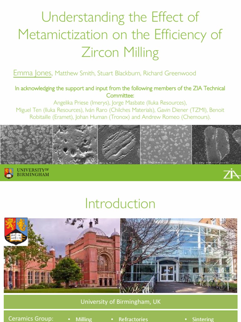 Emma JONES Understanding The Effect of Metamictization On The ...