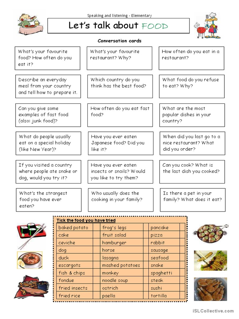 Let's Talk About Food | PDF | Foods | Potato