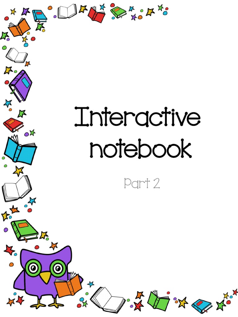 Interactive Notebook PART 2 COLOR | PDF | Perfect (Grammar) | Verb