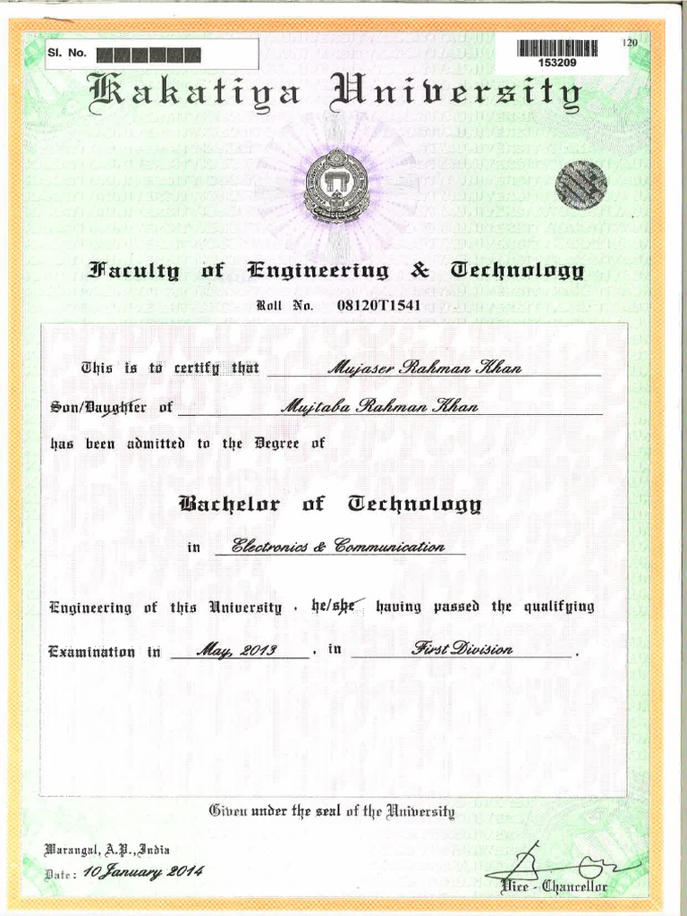 Btech CONVOCATION | PDF