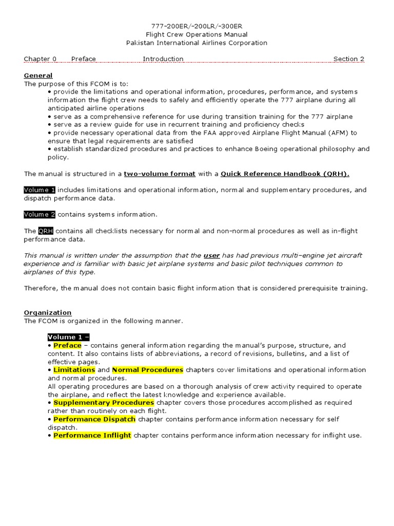 B777 FCOM Summery Rev 35 | Download Free PDF | Takeoff | Transport