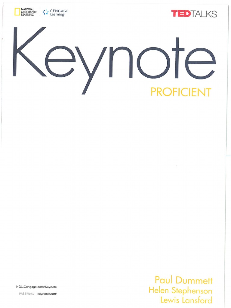 Keynote Proficient Student S Book | PDF