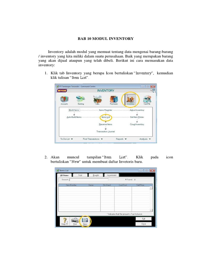 Bab 10 Modul Inventory | PDF