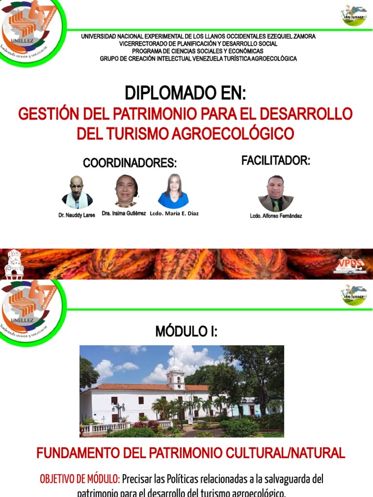 Módulo I. Unidad 3. Clasificación de Patrimonio Cultural y Natural para El Desarrollo Del ...