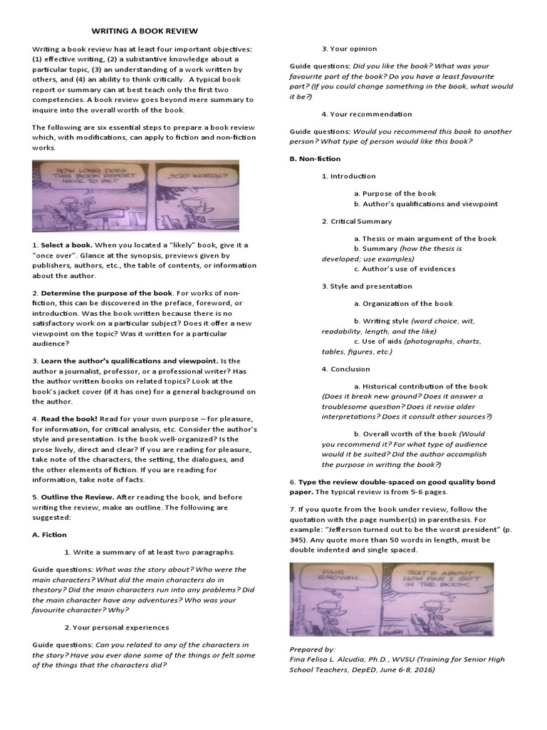 A Comprehensive Guide to Writing Effective Book Reviews | PDF | Books ...