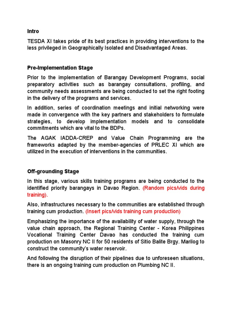 Scrip AVP Best Practices | PDF | Economies | Agriculture