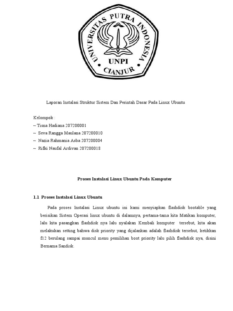 Panduan Instalasi Linux Ubuntu | PDF