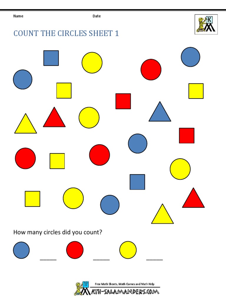 Count The Circles 1 | PDF