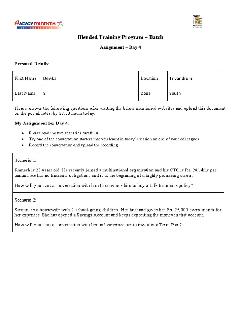 Day4 Home Assignment Template | PDF