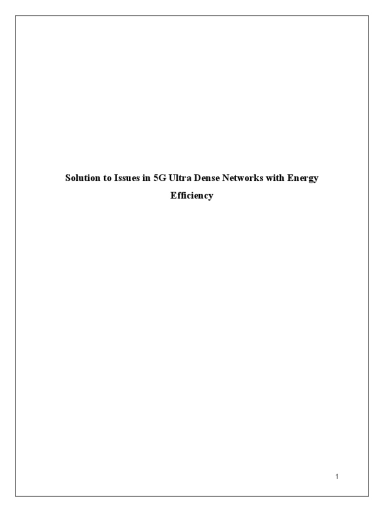 5G Network | PDF | Computer Network | 4 G