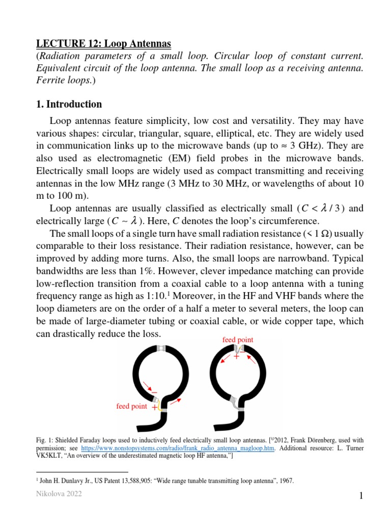 L12 Loop | PDF | Antenna (Radio) | Inductance