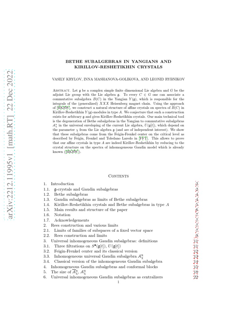 2 | PDF | Representation Theory | Lie Algebra