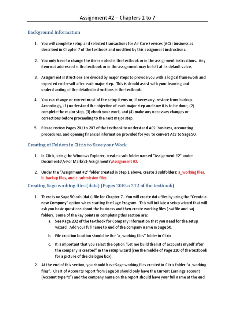1 - Assignment 2 Instructions | PDF | Accounts Payable | Debits And Credits